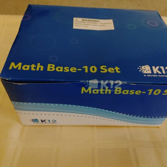 k12 | Toys | Math Base Set S Set 10x10 Cube 10s 100s Single Blue ...